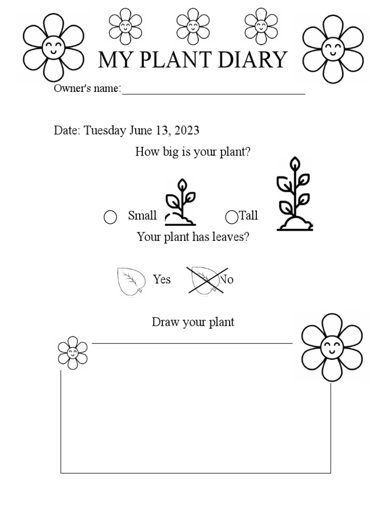 My Plant Diary | PDF