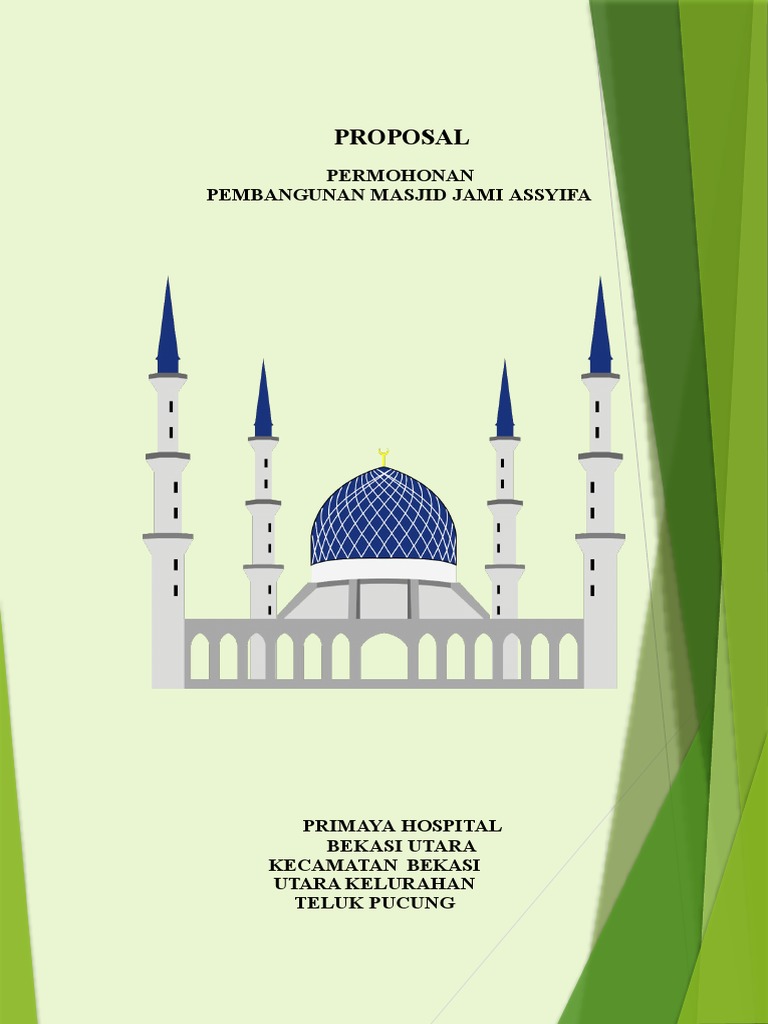 Contoh Proposal Pembangunan Masjid | PDF
