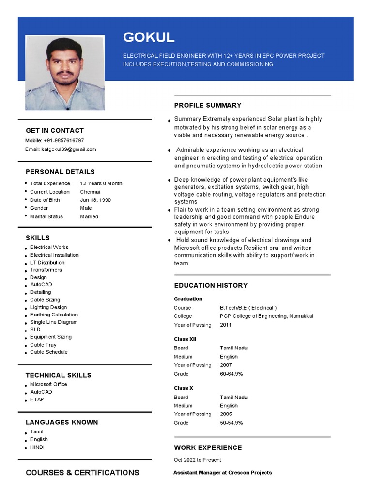 Solar Resume-15052023-1 | PDF | Transformer | Specification (Technical ...