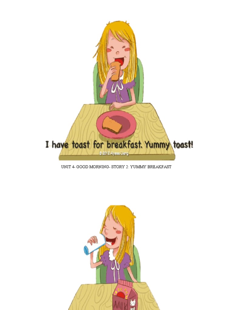 Flashcards Unit 4 Good Morning Story 2 | PDF