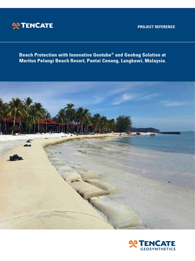 Beach Protection With Innovative Geotube® and Geobag Solution at ...