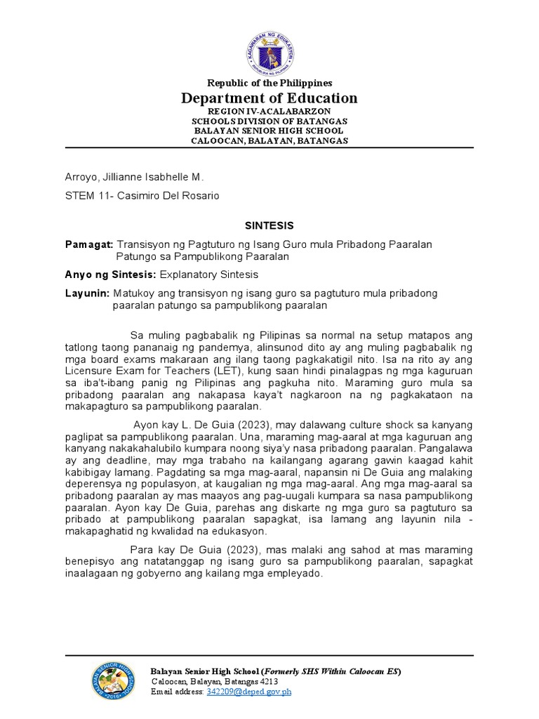 Sintesis | PDF
