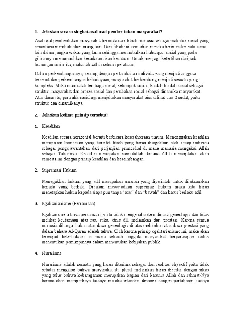 Diskusi 3 (Pendidikan Agama Islam) | PDF
