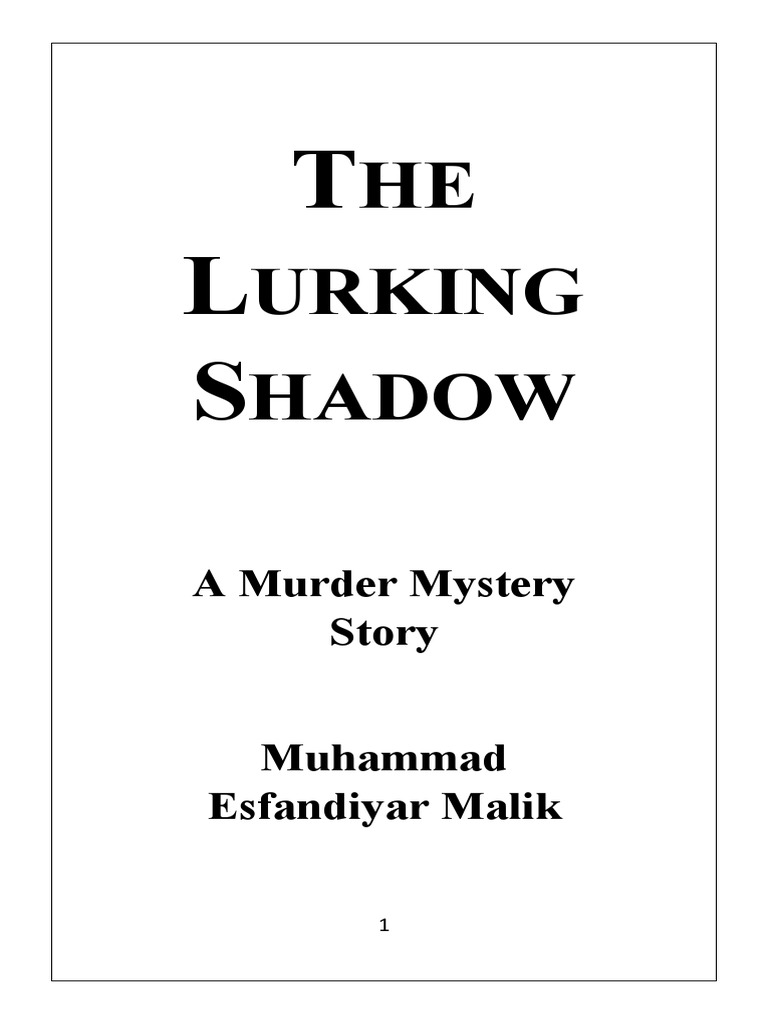 The Lurking Shadow | PDF