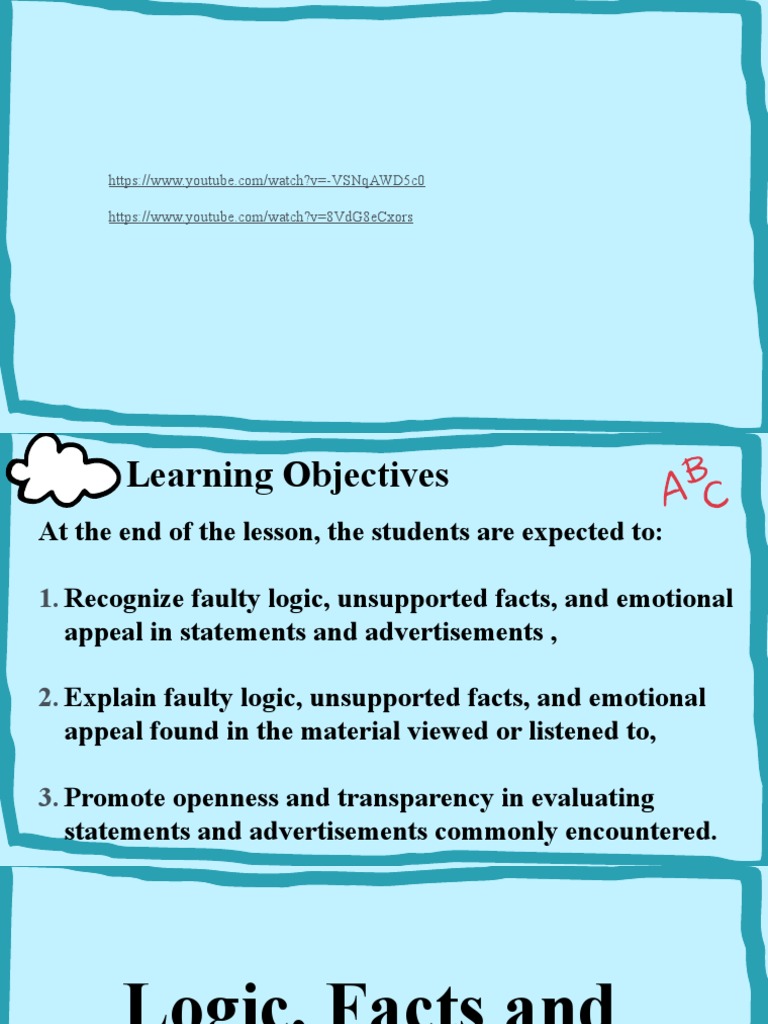 Logic Facts and Appeal | PDF