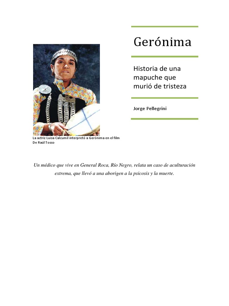 Geronima | PDF | Violencia | Psicoanálisis