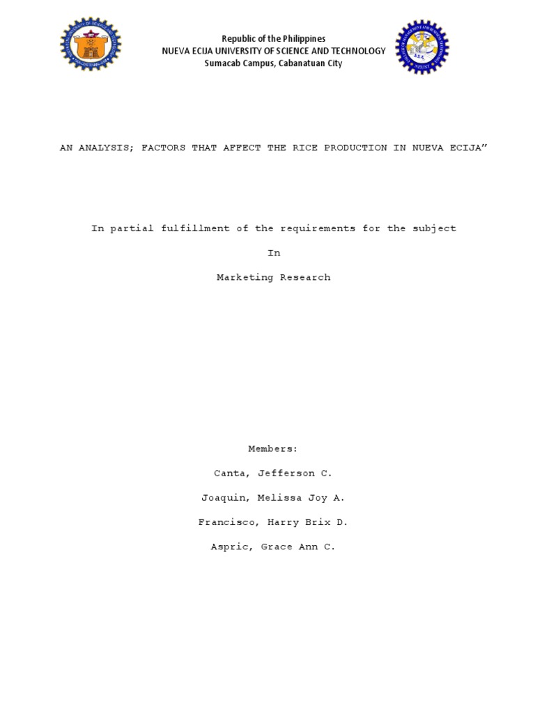 CHAPTER 1 3 Rice Production FINAL Revised | PDF | Rice