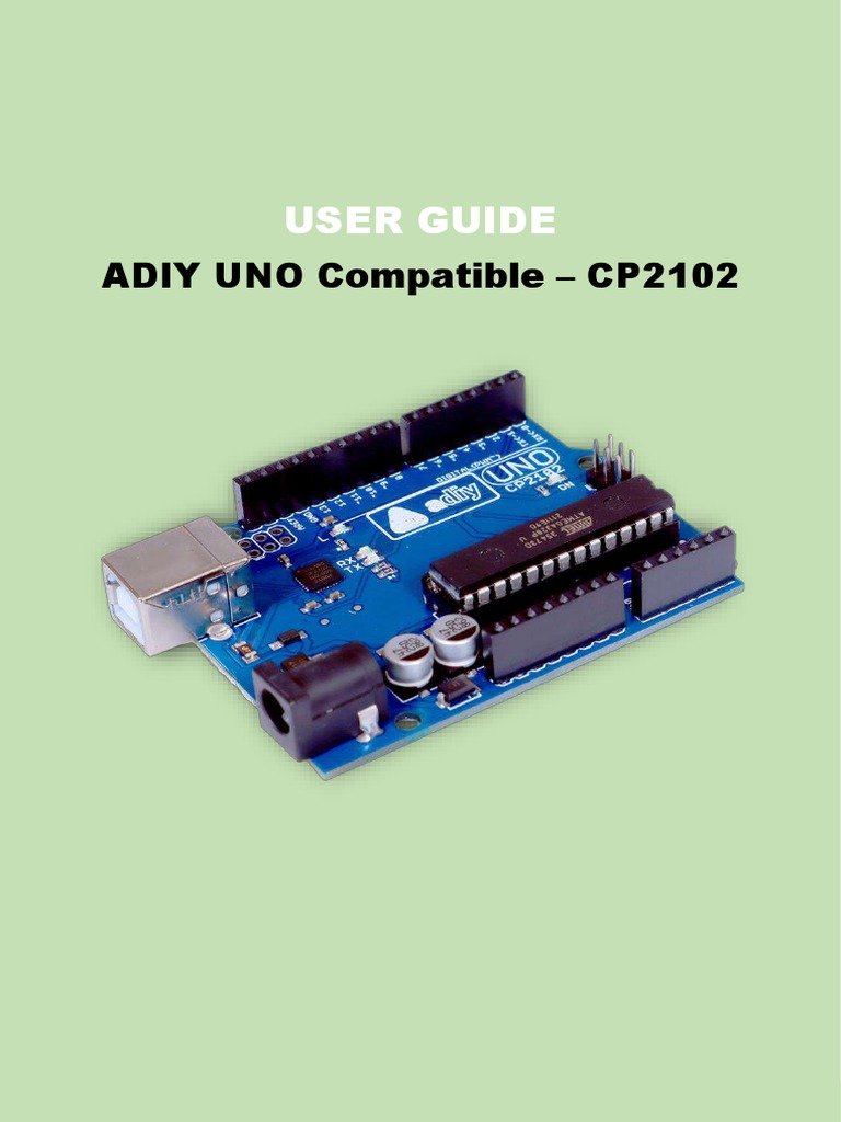 A89406_ADIY-UNO-R3-Compatible-CP2102_UserGuide_compressed | PDF ...