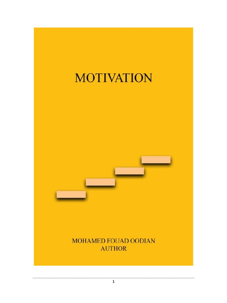 Motivation | PDF | Thought | Motivational