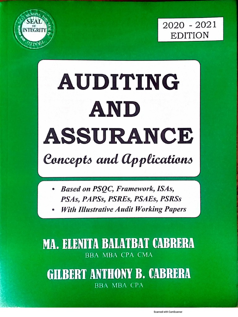 Auditing and Assurance - Concepts and Applications | PDF Auditing and Assurance - Concepts and Applications | PDF