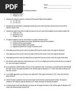 Glass Analysis - Snell's Law Worksheet: Name: - Period: - Date | PDF ...