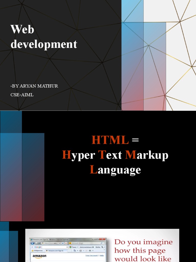 Web Development | PDF | Html | Html Element