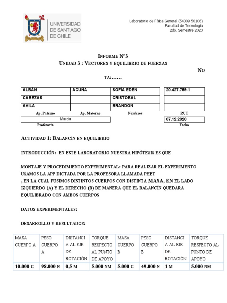 Lab 3 Avance Actividad 2 | PDF | Teoría | Experimentar