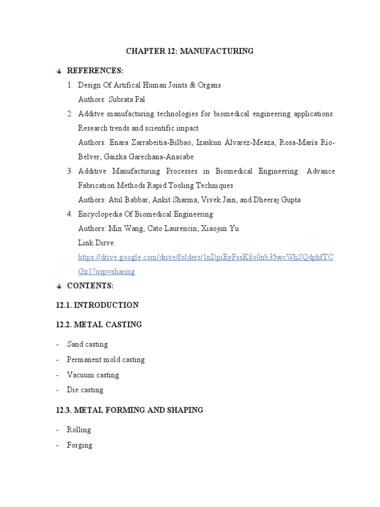 Manufacturing | PDF