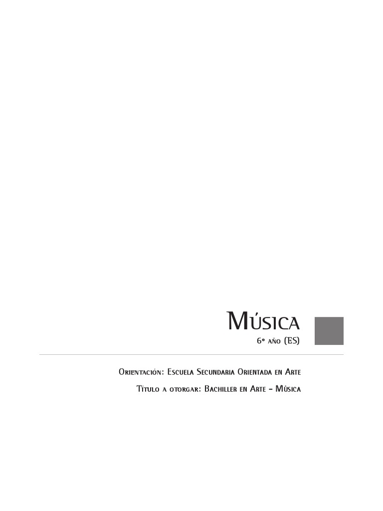 Orientación Música-Presentación | PDF | Enseñando | Armonía