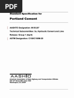 ASTM Codes Designation PDF | PDF | Concrete | Cement