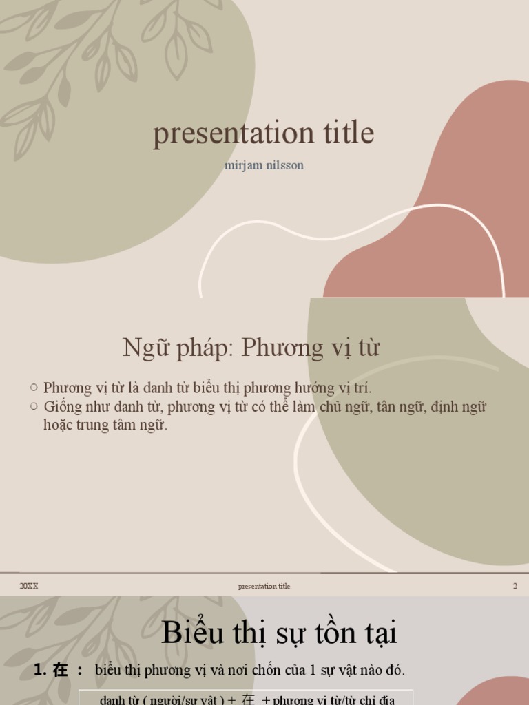 Presentation Title: Mirjam Nilsson | PDF