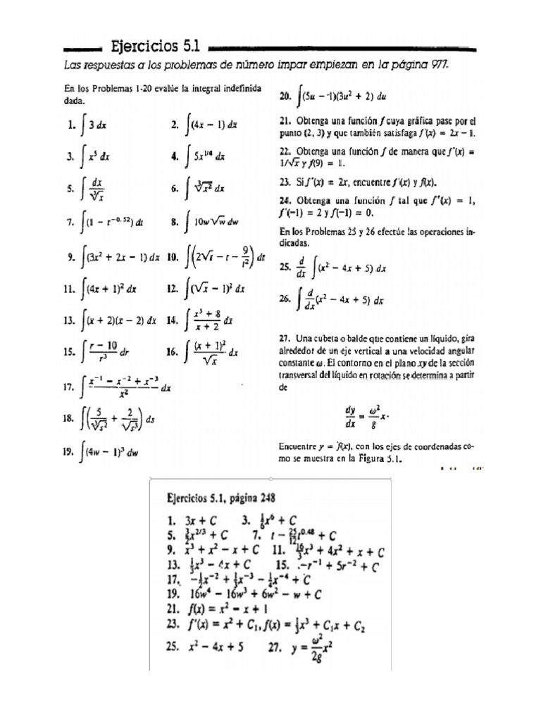 Practica #1 - Integrales de Funciones Algebraicas y Trigonometricas | PDF