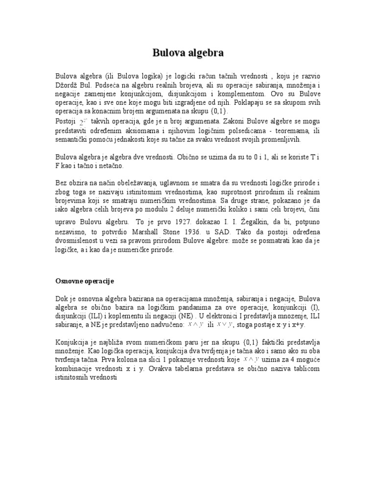 Bulova Algebra | PDF