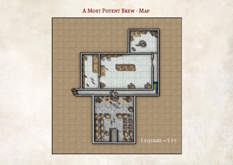 Dungeon Map for RPG Gamers | PDF