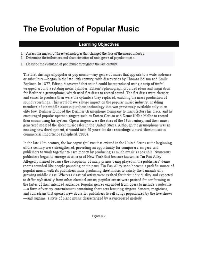 The Evolution of Popular Music | PDF | Hip Hop Music | Jazz