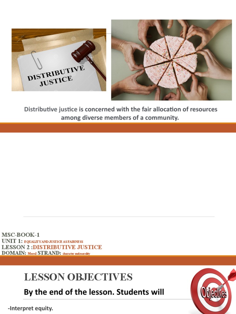 Distributive Justice | PDF | Justice | Crime & Violence