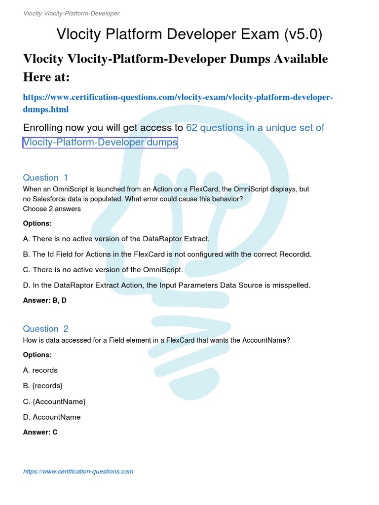 Vlocity Platform Developer PDF | PDF | Computer Science | Computer Programming