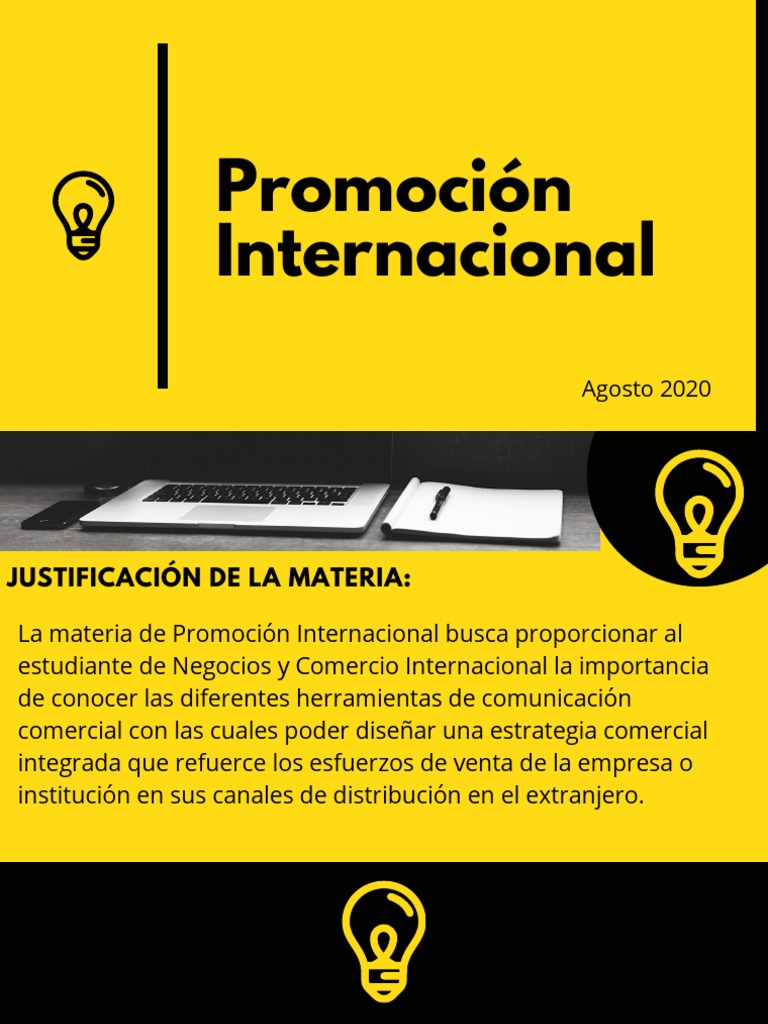 Estrategias de Promoción Internacional | PDF | Marketing | Mercado ...
