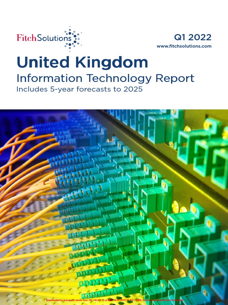 United Kingdom Information Technology Report 2022 | PDF | Cloud Computing | Economic Growth