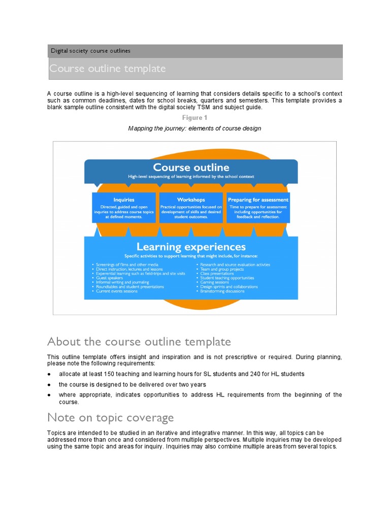Digital Society Course Outline Template | PDF | Career & Growth | Business