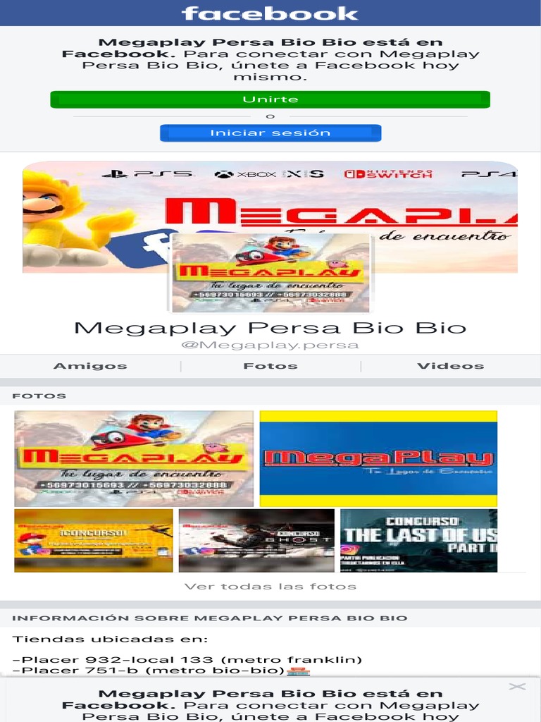 Megaplay Persa Bio Bio Facebook | PDF