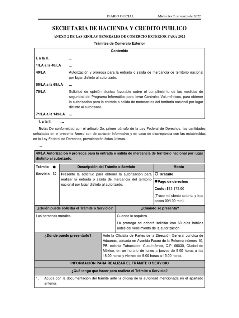 Secretaria de Hacienda Y Credito Publico | PDF | aduana | Petróleo