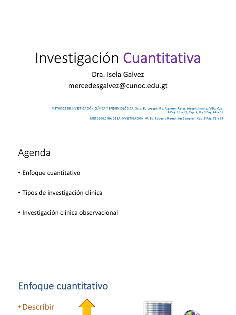 Investigación Cuantitativa Observacional Sesión 3 | PDF | Experimentar | Epidemiología