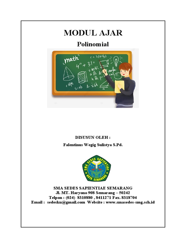 Modul Ajar POLINOMIAL (1) | PDF