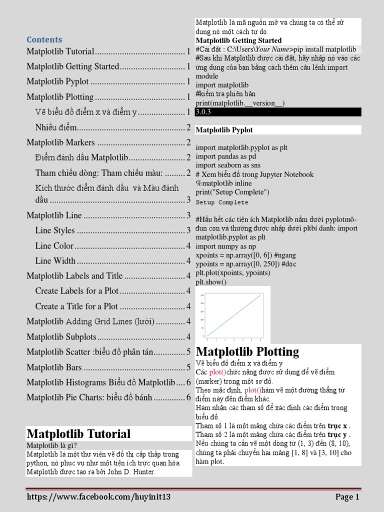 Python Matplotlib | PDF