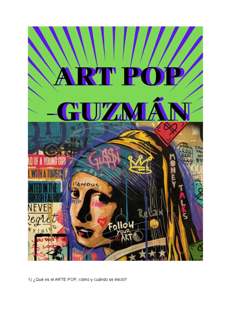 Art Pop - Información | Descargar gratis PDF | Andy Warhol | Las artes