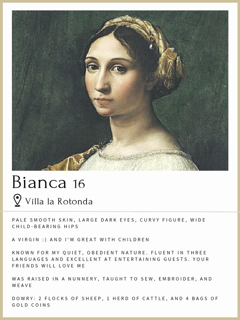 Bianca's Tinder Profile | PDF