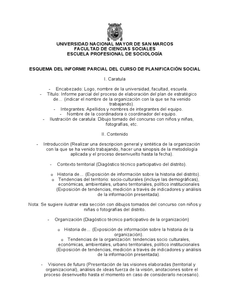 Esquema_de_informe_parcial | PDF | Planificación