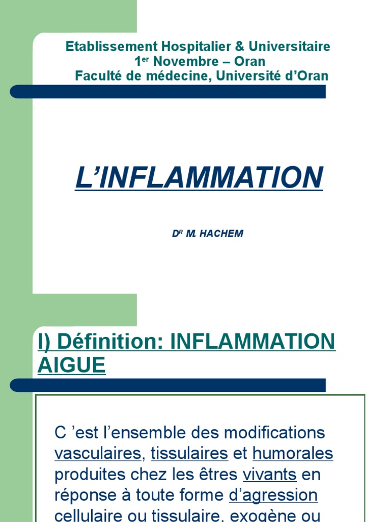 2 Inflammation | PDF | Inflammation | Système immunitaire