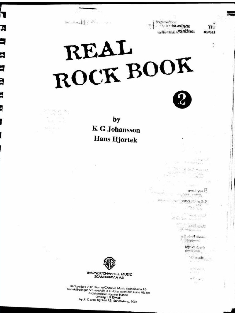 The Real Rock Book 2 PDF | PDF