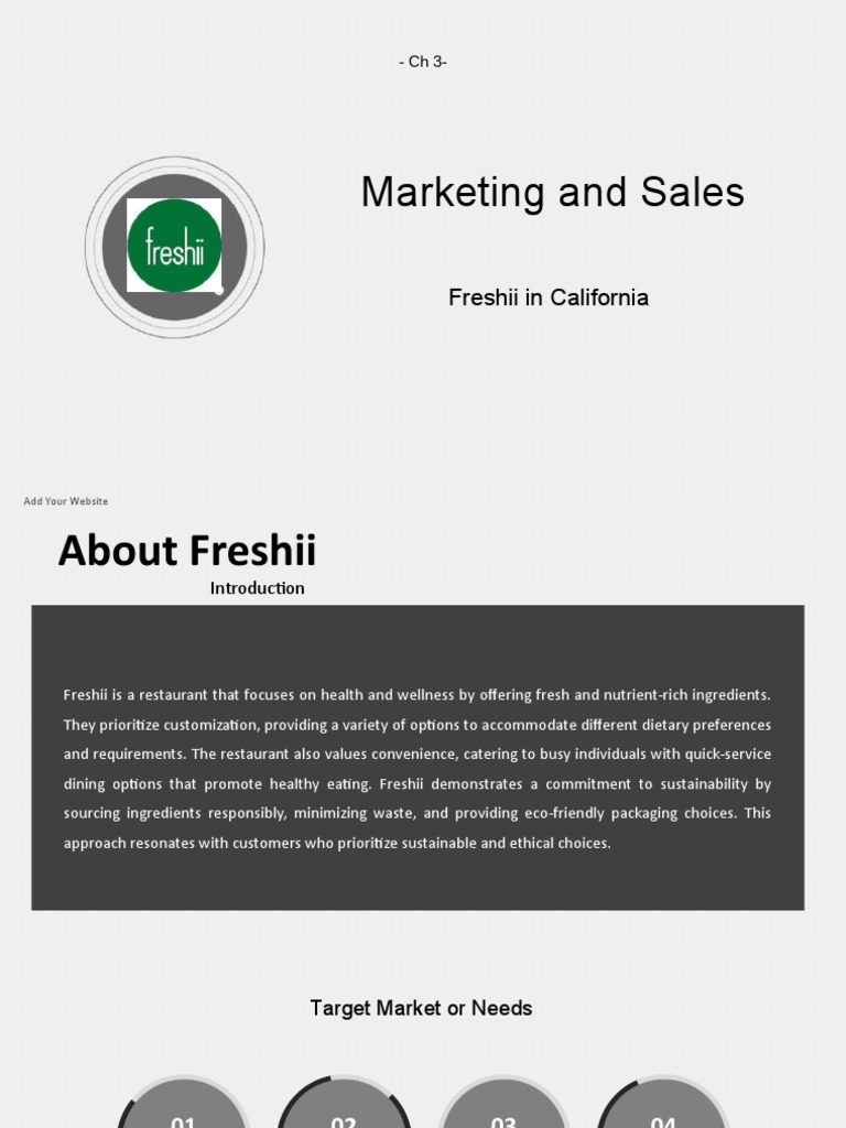 Freshii Sales | Download Free PDF | Restaurants | Vegetarianism
