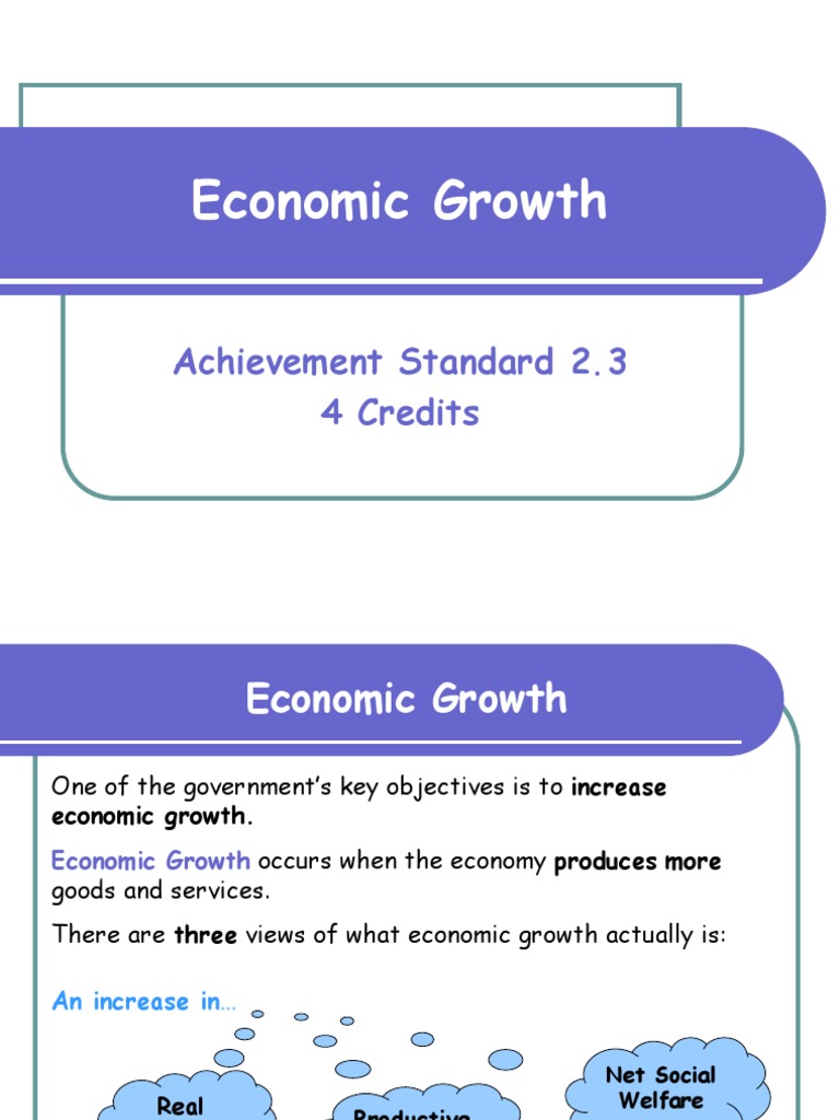 Economic Growth Notes | PDF