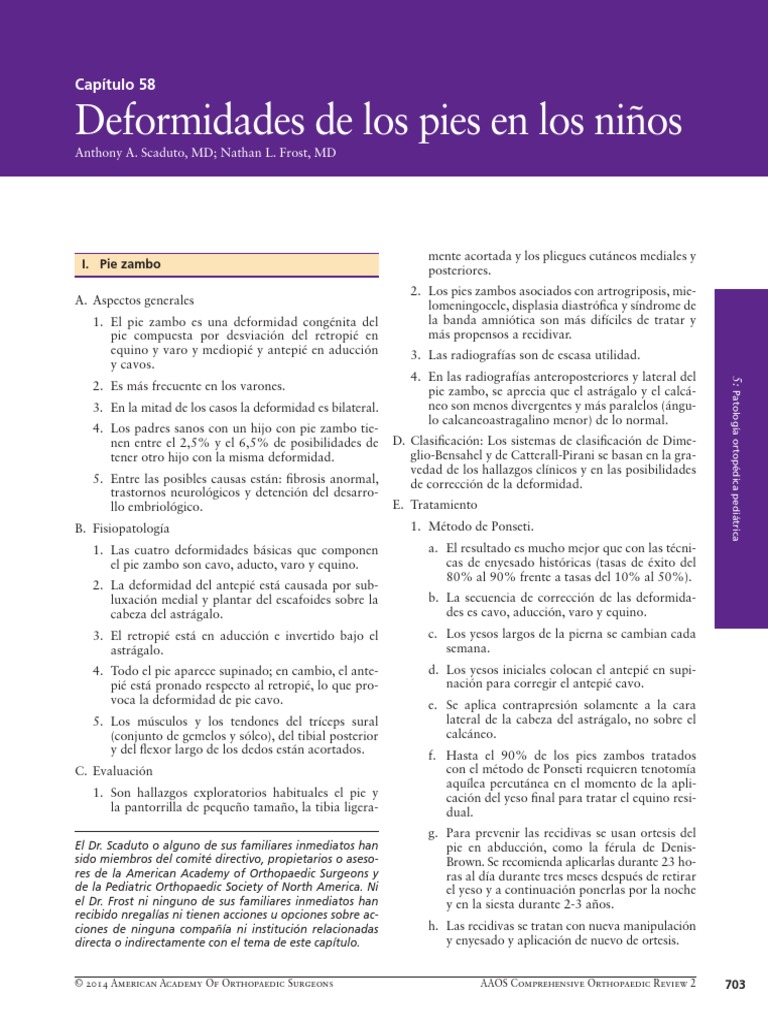 AAOS Cap 58 | PDF | Pie | Tobillo