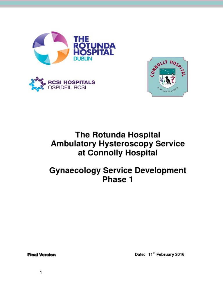 Rotunda Hospital Ambulatory Hysteroscopy Service Proposal | PDF ...
