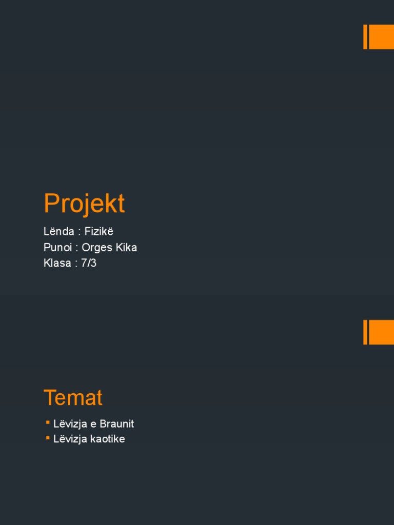 Projekt Fizikë | PDF