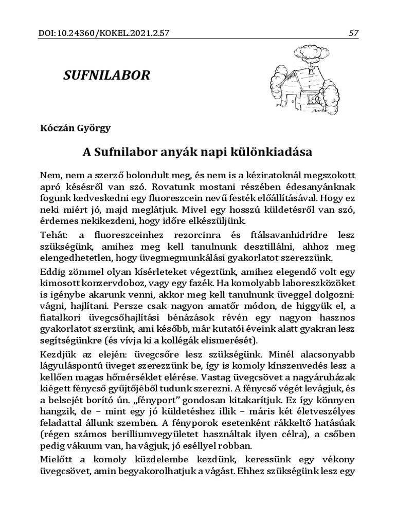 A Sufnilabor Anyák Napi Különkiadása | PDF