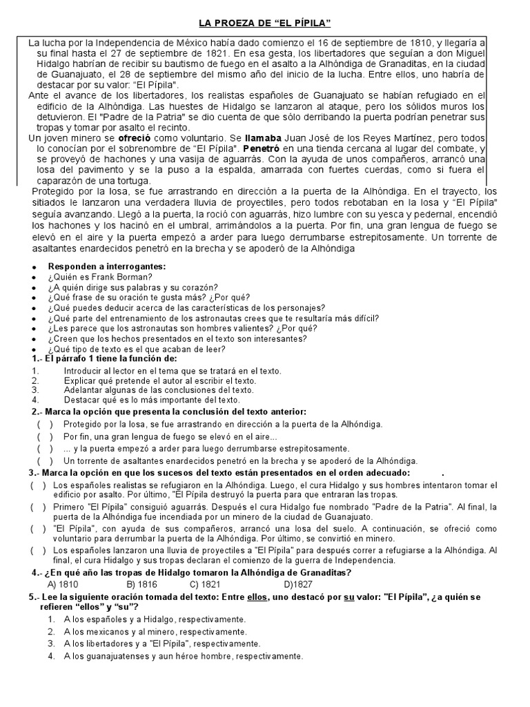La Proeza de | PDF | Conflictos del segundo milenio | Conflictos
