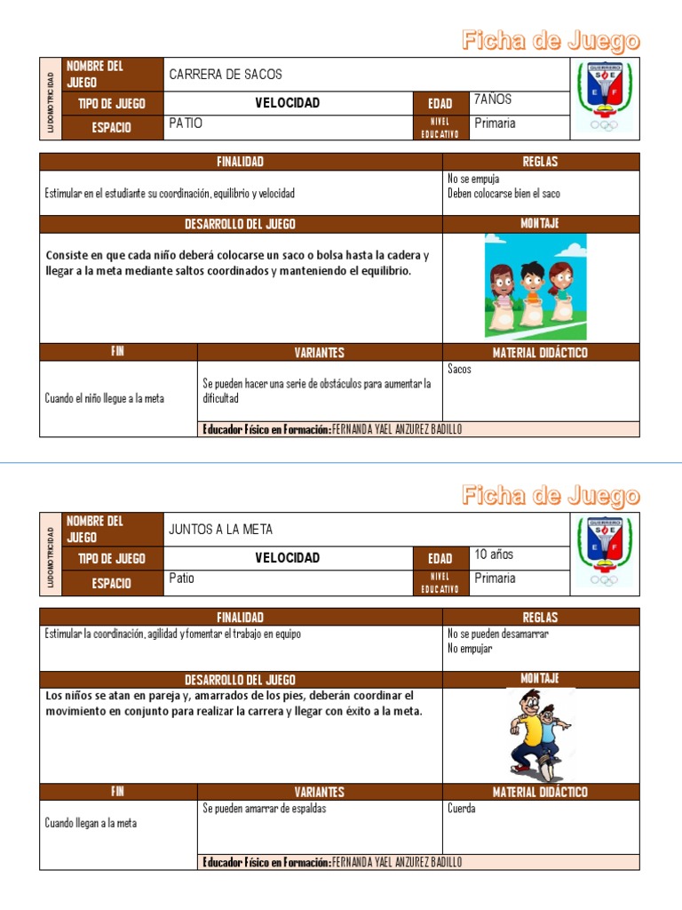 Ficha de Juego | PDF