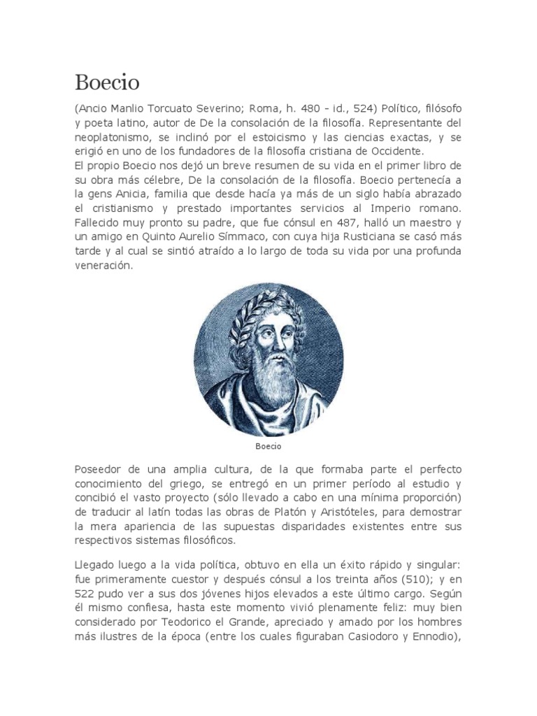 Boecio | PDF