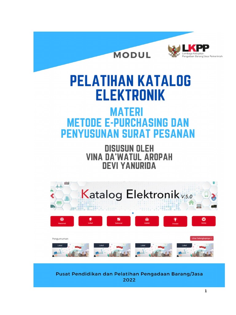 Metode E-Purchasing dan Surat Pesanan | PDF | Bisnis